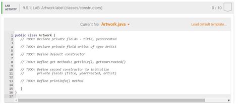 Solved Given Main Define The Artist Class In File Chegg
