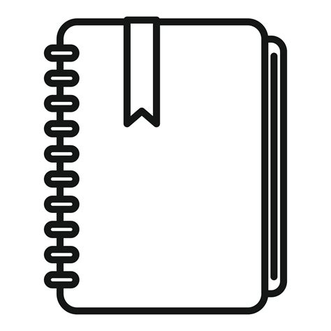 Calligraphy Notebook Icon Outline Vector Nib Pen 15107776 Vector Art