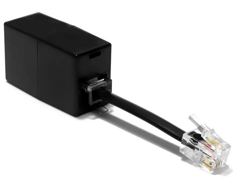 Amzdeals 1 Pack Rj11 To Rj9 Adapter Female Rj11 6p4c Jack To Male Rj9 4p4c Plug Amazon Ca