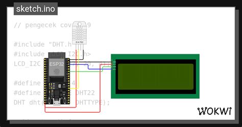 Sensor Suhu Dht22 Wokwi Esp32 Stm32 Arduino Simulator