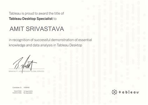 Amit Srivastava On Linkedin Tableau Certifiablytableau Dataviz