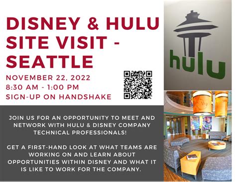 Disney Company Hulu Industry Tour Events Washington State University