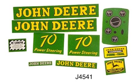 Decal 108 John Deere 70 Set Dj4541 Midwest Decals And Farm Toys
