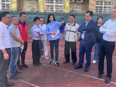 桃園經國國中操場整修在望 立委爭取950萬經費換新 寶島 中時