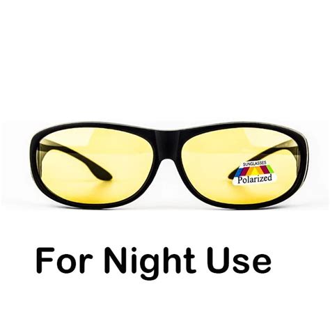 Night Driving Polarized Fitover Fit Over Sunglasses Block High Beam