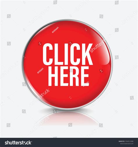 Click Here Red Button Cycle Shape Stock Vector Royalty Free 1934512988 Shutterstock