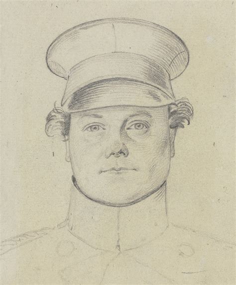 Portrait en face by Carl Hoff - Artvee