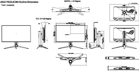 Asus Rog Swift Oled Pg32ucdm 90lm09t0 B01370 Manual Manualslib