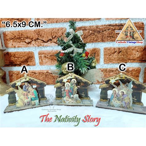 ถ้ำไม้ แขวน พระกุมารเยซูบังเกิด ไม้แขวน คริสต์มาส The Nativity Story