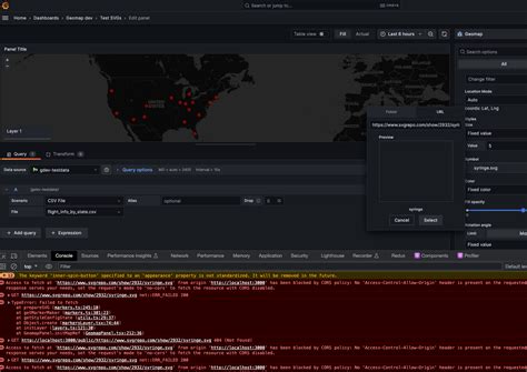 Geomap Svg Preview Not Working For Urls · Issue 75124 · Grafana