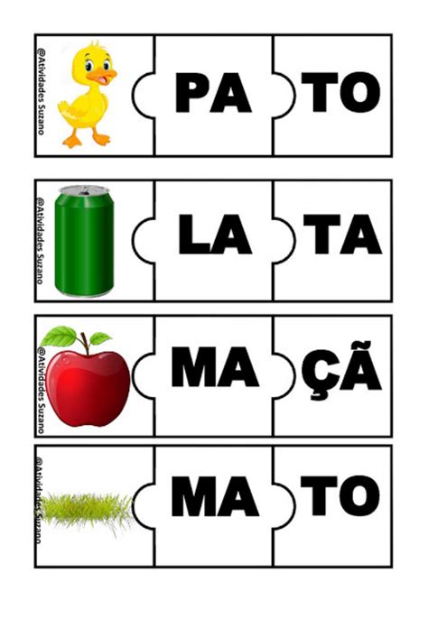 Wordwall Jogos Silabas Simples