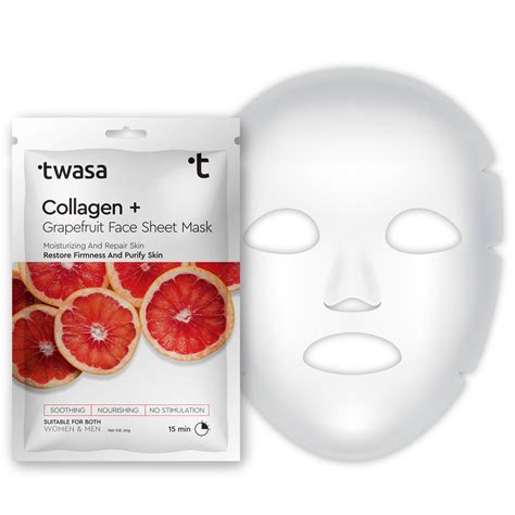 Buy Korean Collagen Sheet Mask Online In India Shop Now Twasa Cosmetics