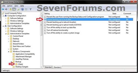 Backup To Local Hard Disks Enable Or Disable Tutorials