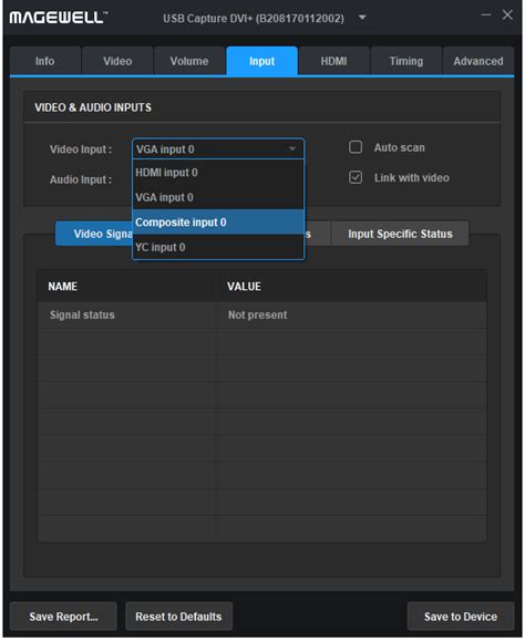 Use USB Capture DVI Plus To Capture Composite CVBS Video Magewell