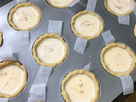 Mini Custard Tarts Theunicook A British Baking Classic