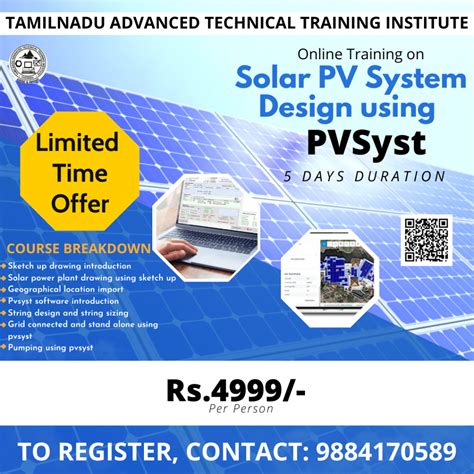 Solar PV System Design Using PVSyst TATTI