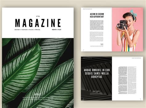 Adobe Indesign Magazine Template Free