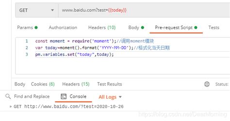 Postman自定义函数脚本获取当前日期postman 入参 当天日期 Csdn博客
