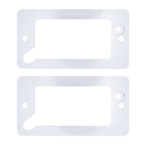 Clear Anodized Billet Aluminum Turn Signal Bezel Set For 1969 77 Ford