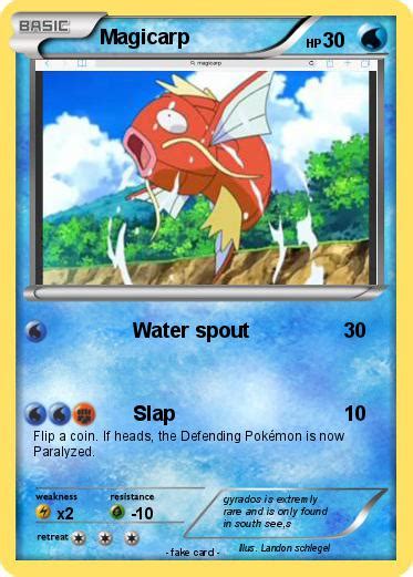 Pokémon Magicarp 162 162 Water Spout My Pokemon Card