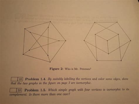 Solved By Suitably Labelling The Vertices And Color Some Chegg