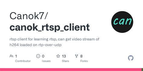 Github Canok7canokrtspclient Rtsp Client For Learning Rtsp Can