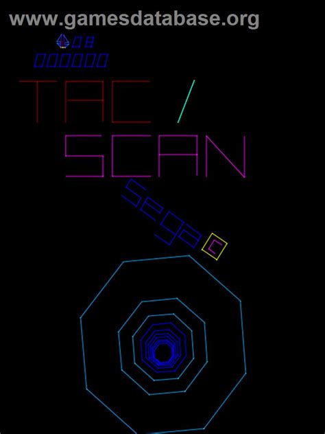 Tac Scan Arcade Artwork Title Screen