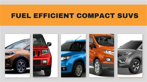 Top 5 Fuel Efficient Compact Suv Cars In India