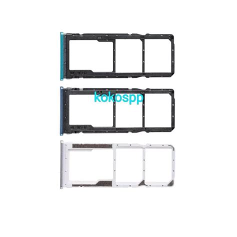 Jual SIMTRAY SIM LOCK SLOT SIM CARD XIAOMI REDMI NOTE 9 TEMPAT KARTU SIM CARD SD ORIGINAL100