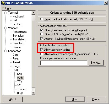 SSH Key Agent Rechenzentrum
