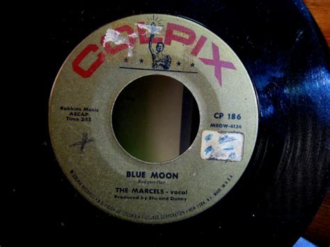 The Marcels 45 “blue Moon” “goodbye To Love” 1961 Colpix Doo Wop Vg