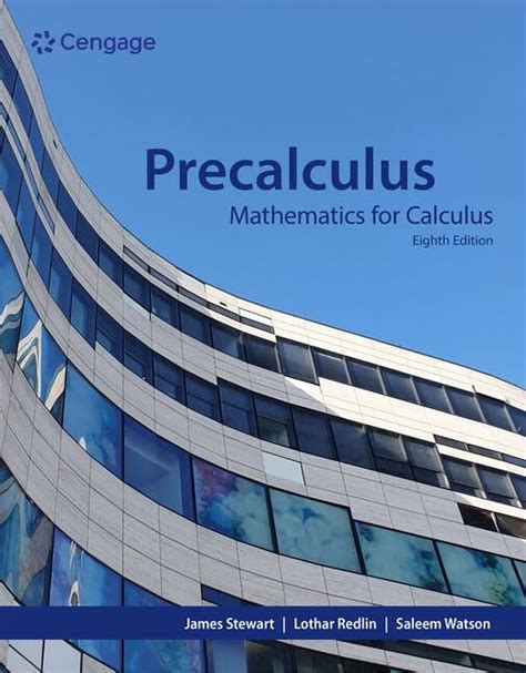 Precalculus Mathematics For Calculus Stewart James Redlin Lothar Watson Saleem