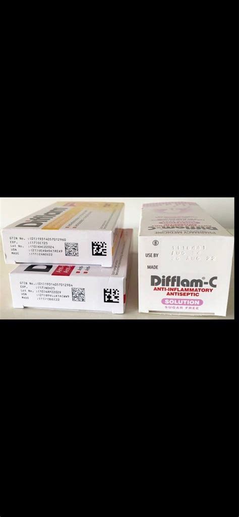 Difflam Lozenges And Anti Inflammatory Antiseptic Solution Health