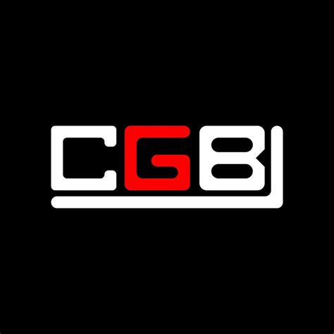 Cgb Letter Logo Creative Design With Vector Graphic Cgb Simple And