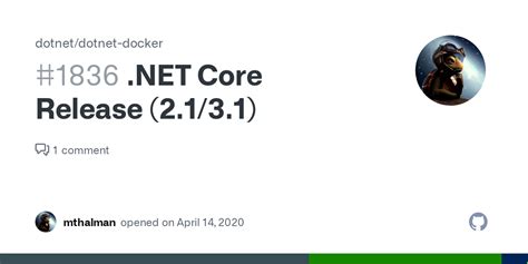 NET Core Release Issue Dotnet Dotnet Docker GitHub