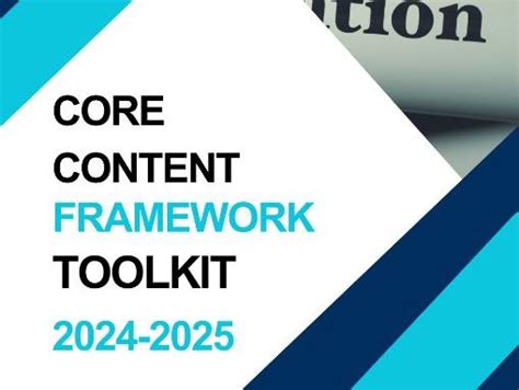 Core Content Framework Ccf Toolkit Individual Standard Four
