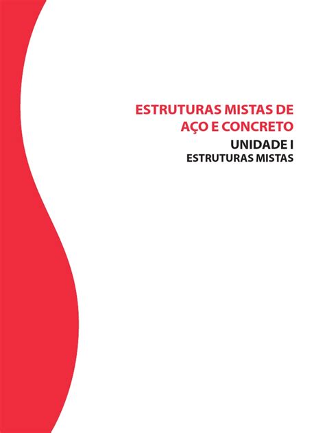 Estruturas Mistas De Aco E Concreto Unidade I Pdf Estresse