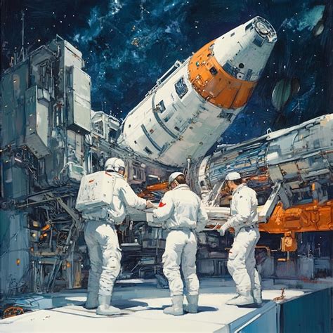 Engineers Collaborating On The Development Of Nextgeneration Space Exploration Missions