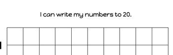 I Can Write My Numbers To By KinderKraziess TPT