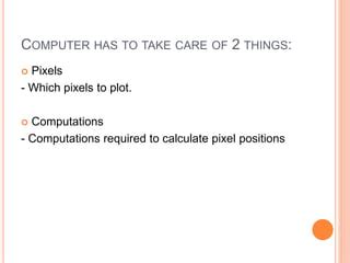 Dda Algorithm PPTX Graphics Software Computer Software And Applications
