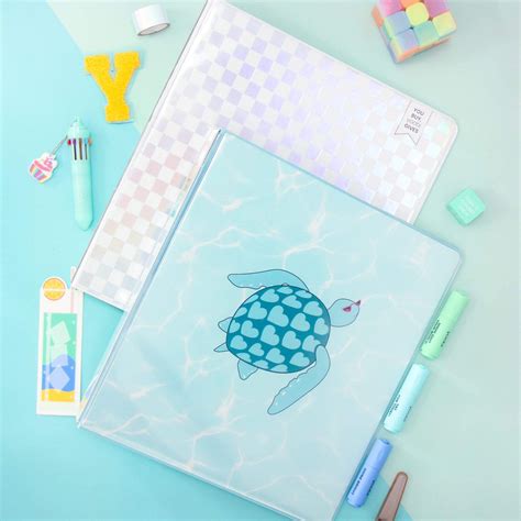 4 Pack Colorful 1 Inch Binders Yoobi