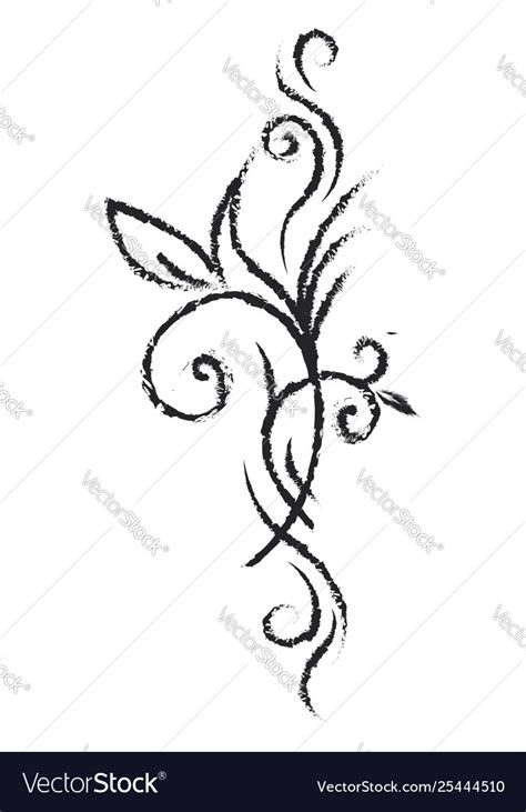 Tattoo Dcor Or Color Royalty Free Vector Image