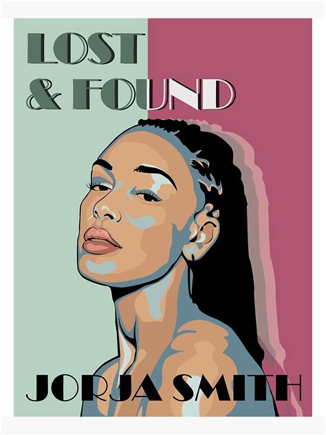 Jorja Smith Lost And Found Poster By Ranilissandri Redbubble