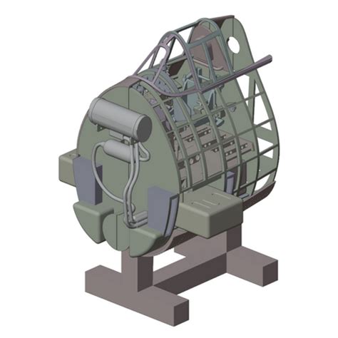 00111 112 F6f Hellcat Cockpit Aladdin Model
