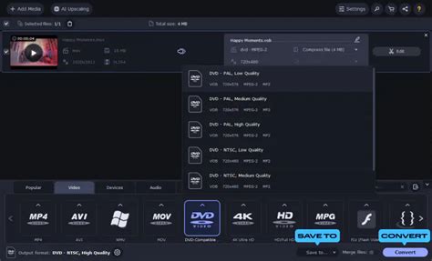 Convert MP To VOB Online For Free Movavi
