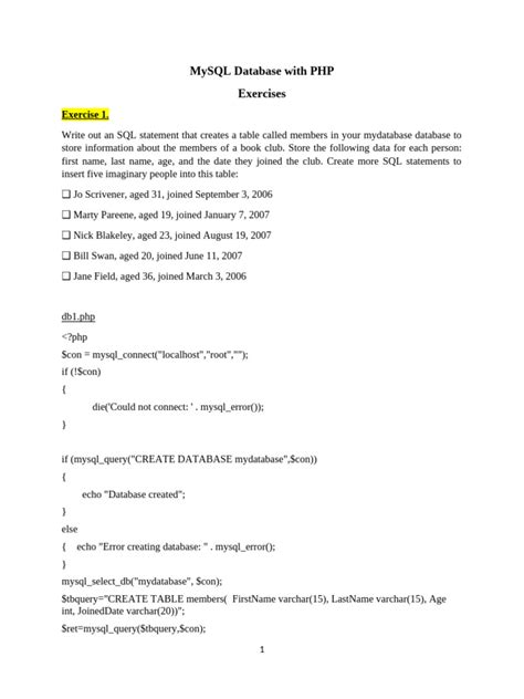 7 mysql database with php 2 pdf data computer programming