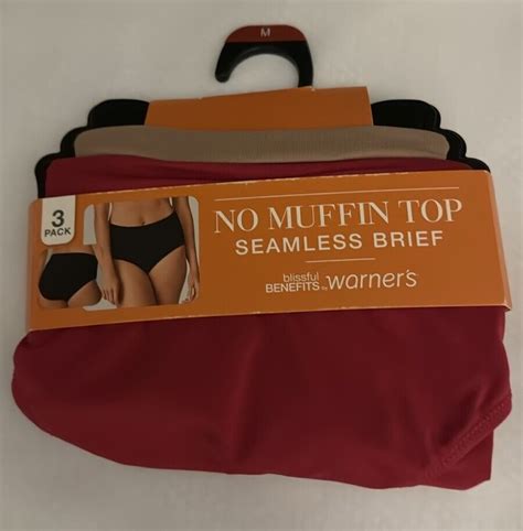 Warners Panties Womens Medium 3 Pack Seamless Brief Ebay