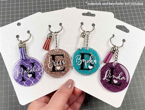 Keyring Display Card Svg Keyring Display Card Template Keychain