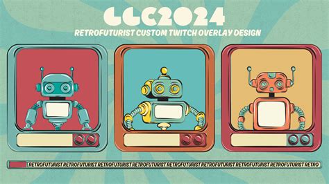 Harper Woods Retrofuturist Twitch Overlay Pack
