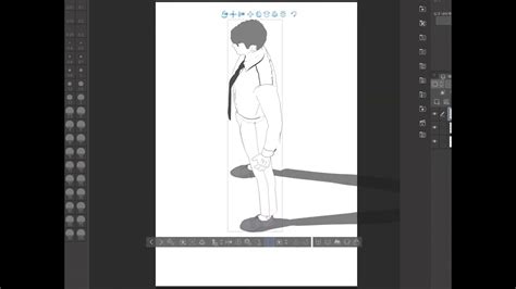 고민 끝 웹툰 작화 청소년 남자 셔츠 라인선 Youtube